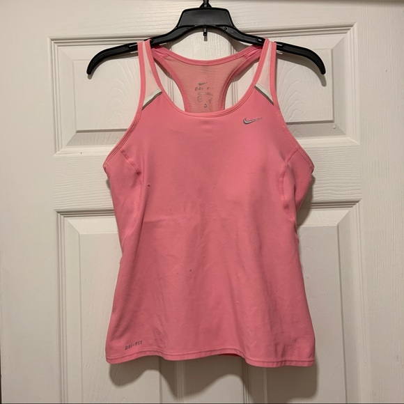 Nike | Tops | Nike Dryfit Pink Running Sports Tank | Poshmark